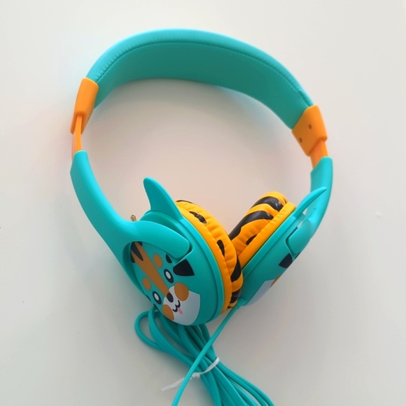 Kid Rox | Toys | Kid Rock Tiger Kids Headphones Blue And Orange New In ...